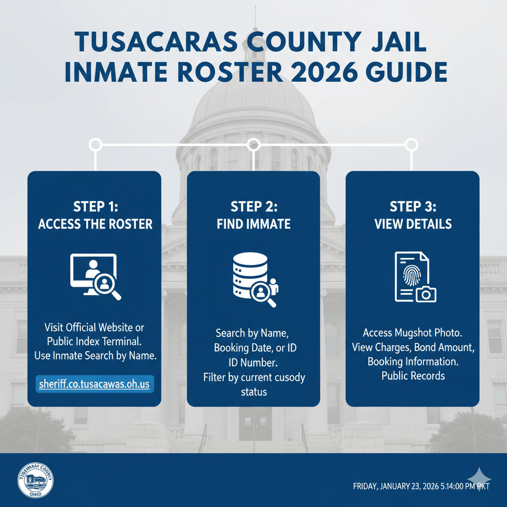 Tuscarawas County Jail Inmate Roster Ohio 2026